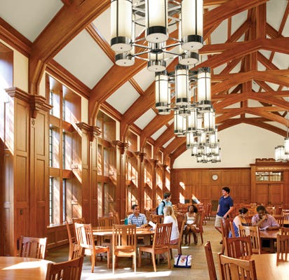 The Gund Partnership Renovated a Dining Hall at the Taft School